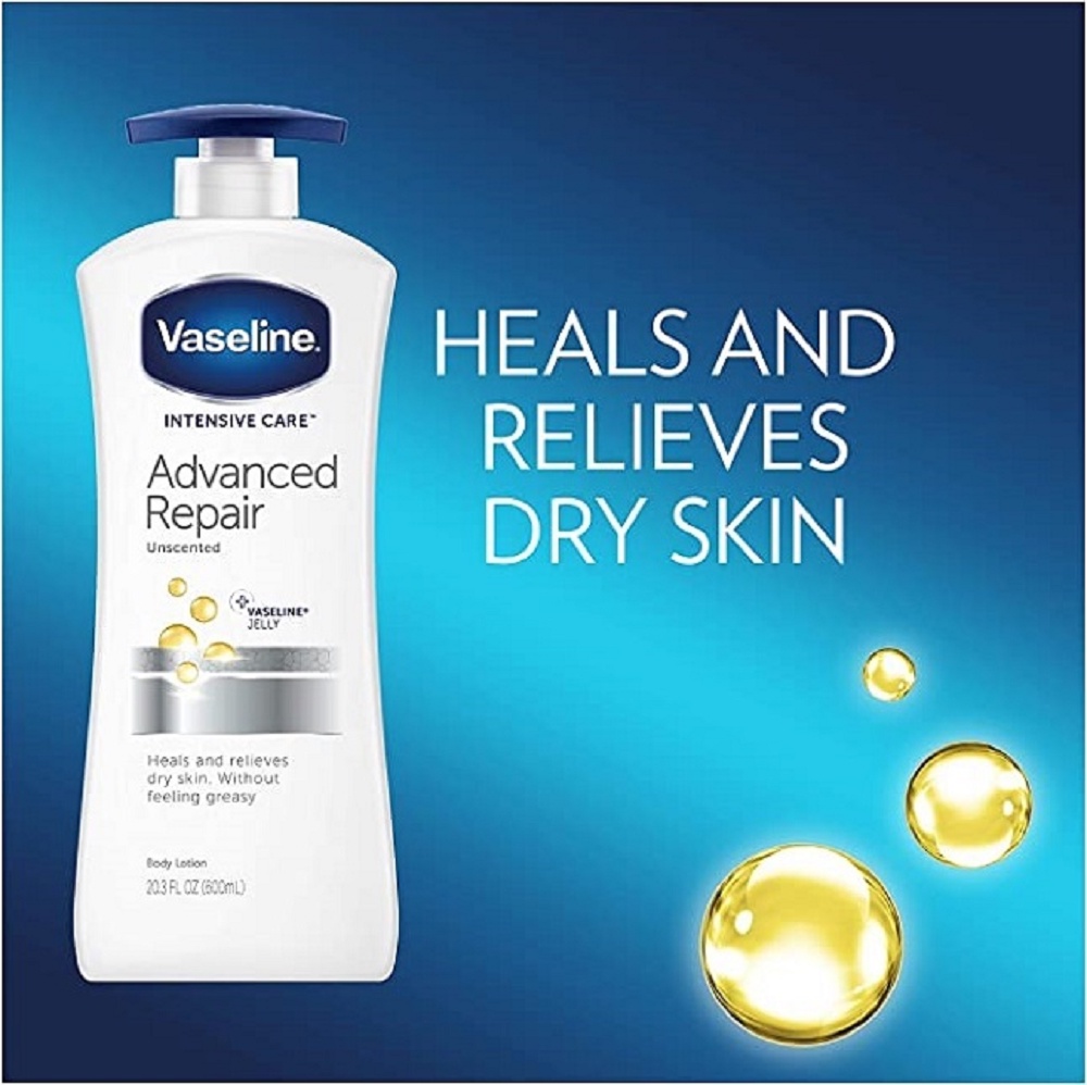 Vaseline Intensive Care Advanced Repair Body Lotion Unscented - 600 mL ...