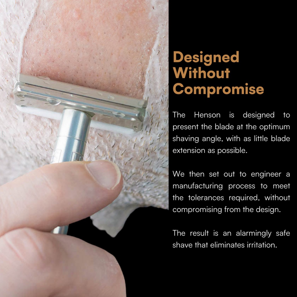 Henson Shaving AL13 Double Edge Safety Razor - V3 | Shopee Singapore