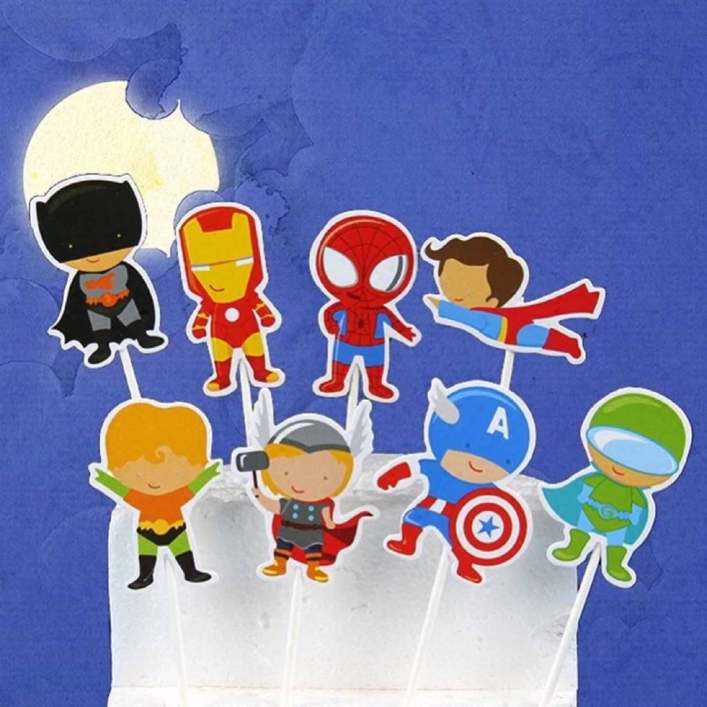 (SG seller) Marvel avenger hero / superhero / avenger birthday cake ...