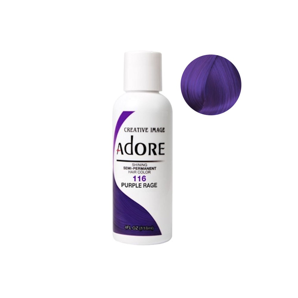 Adore Purple Rage 4oz - semi-permanent hair color | Shopee Singapore
