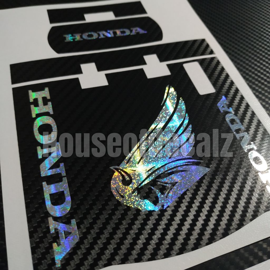 Slim motorcycle iu unit wrap 3D Holographic Honda | Shopee Singapore
