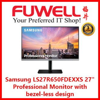 Samsung S27R650 / LS27R650FDEXXS 27" 75Hz Professional Monitor with ...