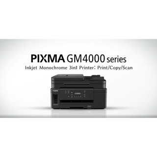 Canon PIXMA GM4070 Refillable Ink Tank Wireless All-In-One with ADF ...