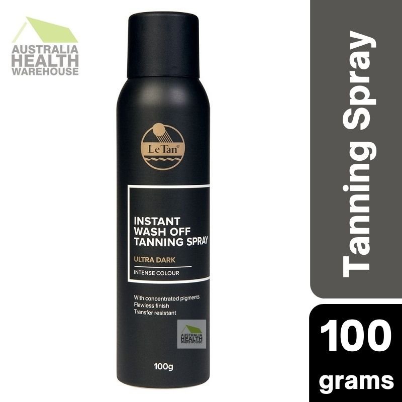 Le Tan Instant Wash Off Tanning Spray Ultra Dark 100g | Shopee Singapore