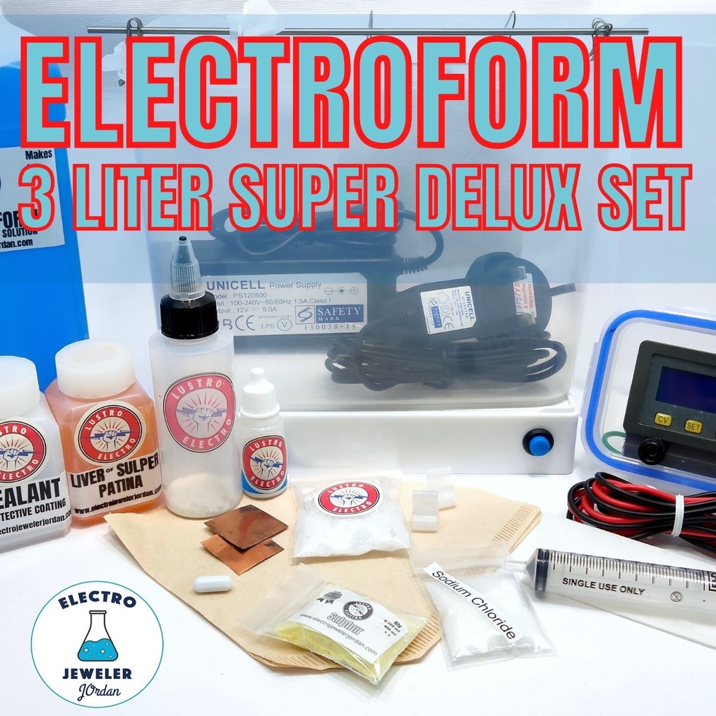 Super Delux 3 LITER Electroform Set. Complete Electroform Set. Turn ...