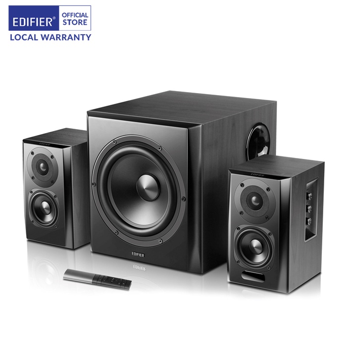 Edifier S351DB 2.1 Speaker With Bluetooth 150W - Black | Shopee Singapore