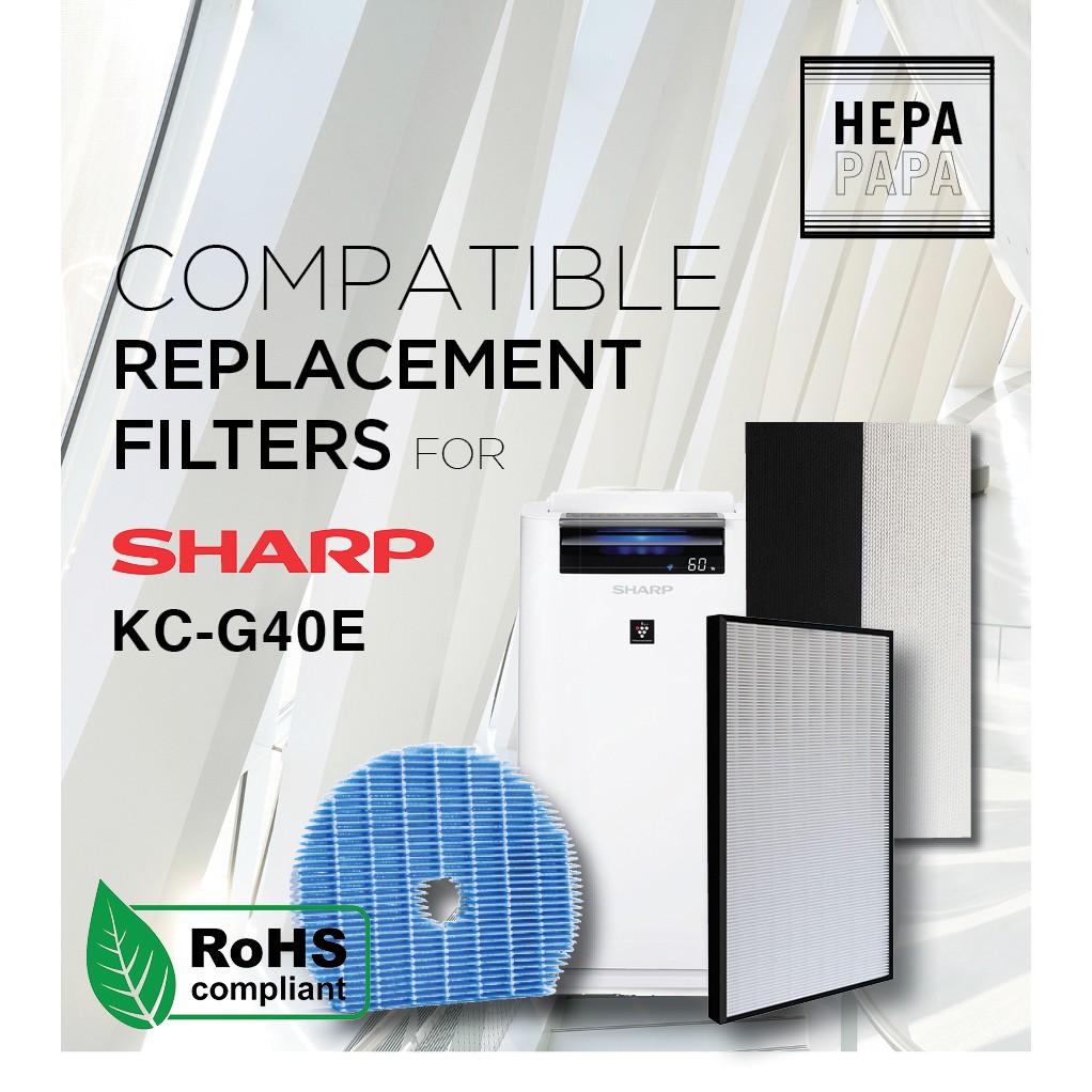 Sharp KC-G40E & KC-G50E - FZ-D40HFE / FZ-G40DFE / FZ-G60MFE Compatible ...