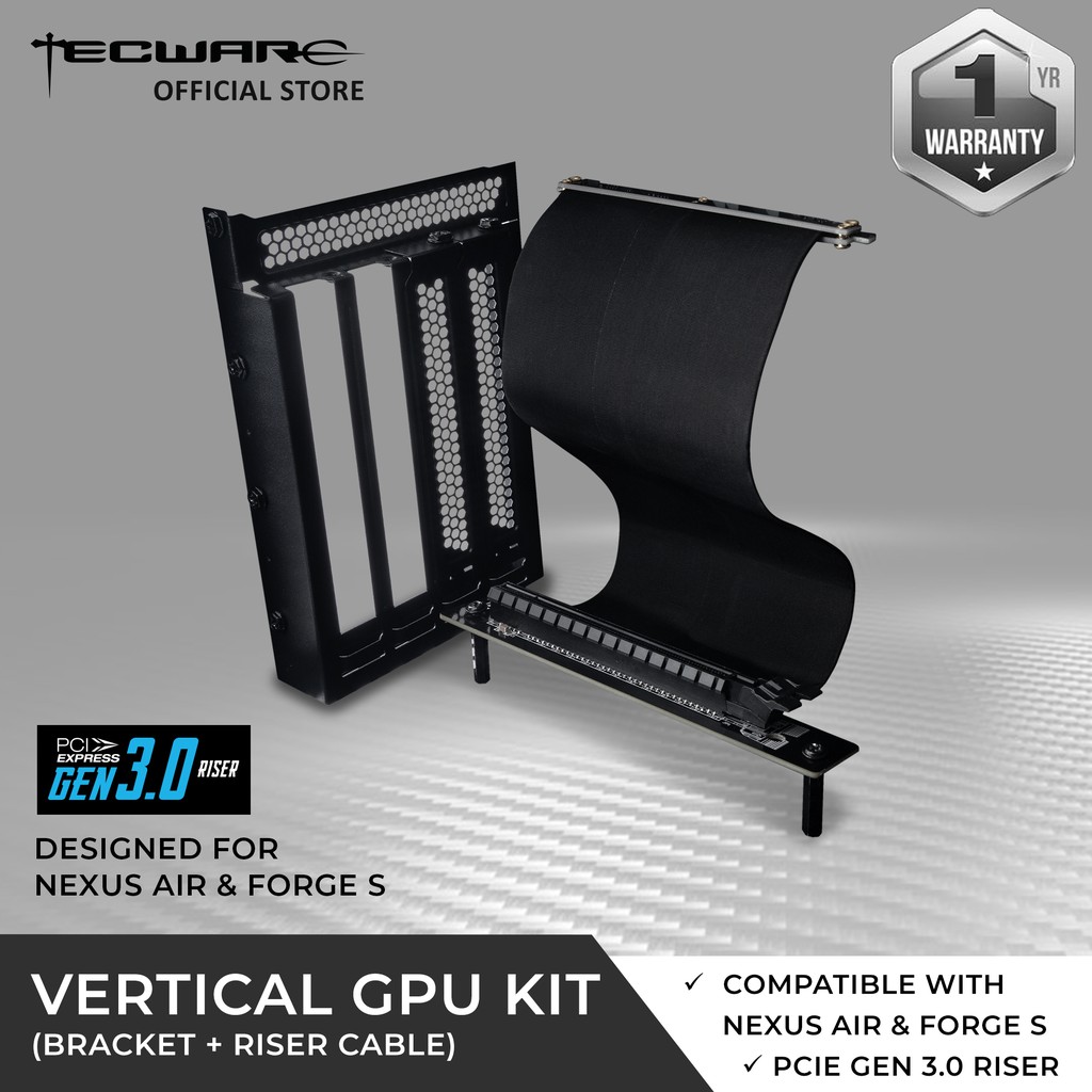 Tecware Vertical GPU Mount PCIE GEN 3.0 Riser (Compatible with Nexus ...