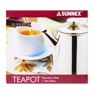 Sunnex Stainless Steel Tea Pot 1.5L | Shopee Singapore