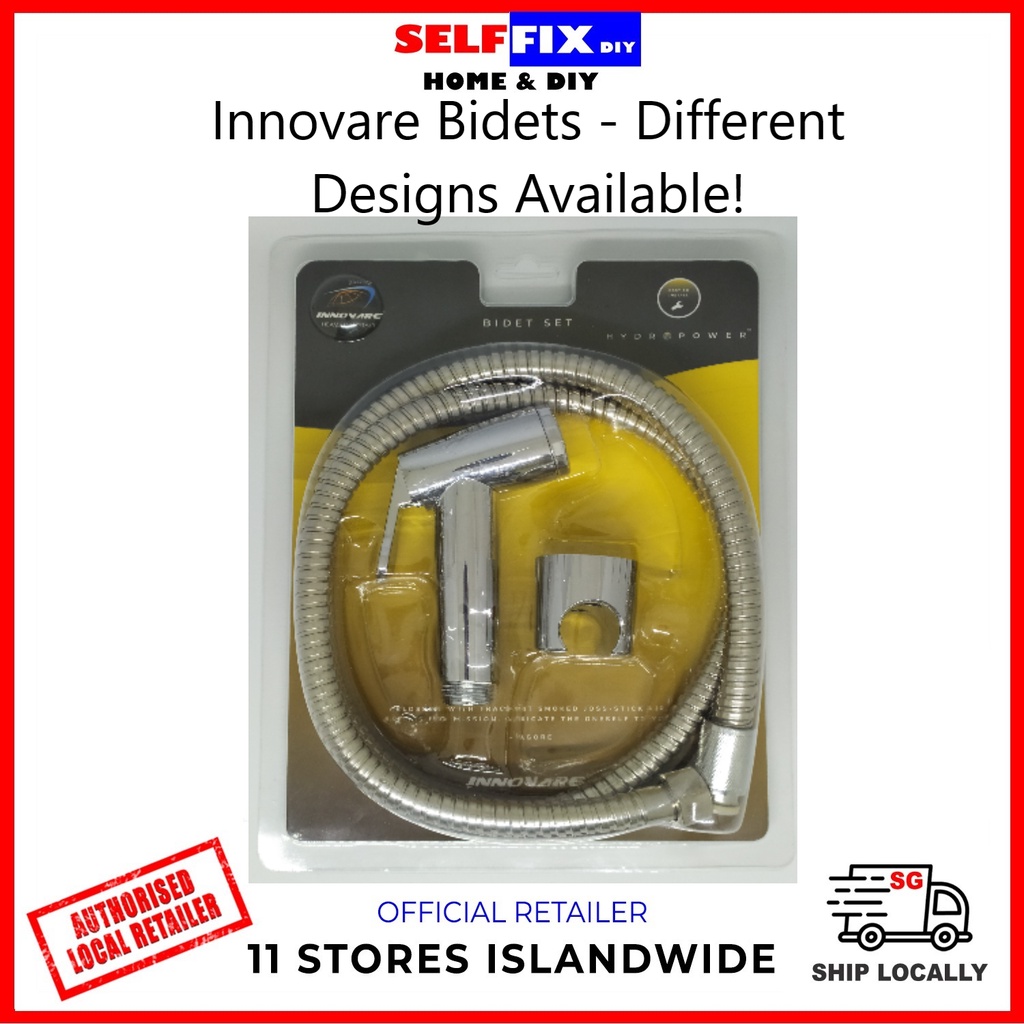 Innovare Eternity Series Chrome/ Titanium/ Black Lockable Bidet Set ...