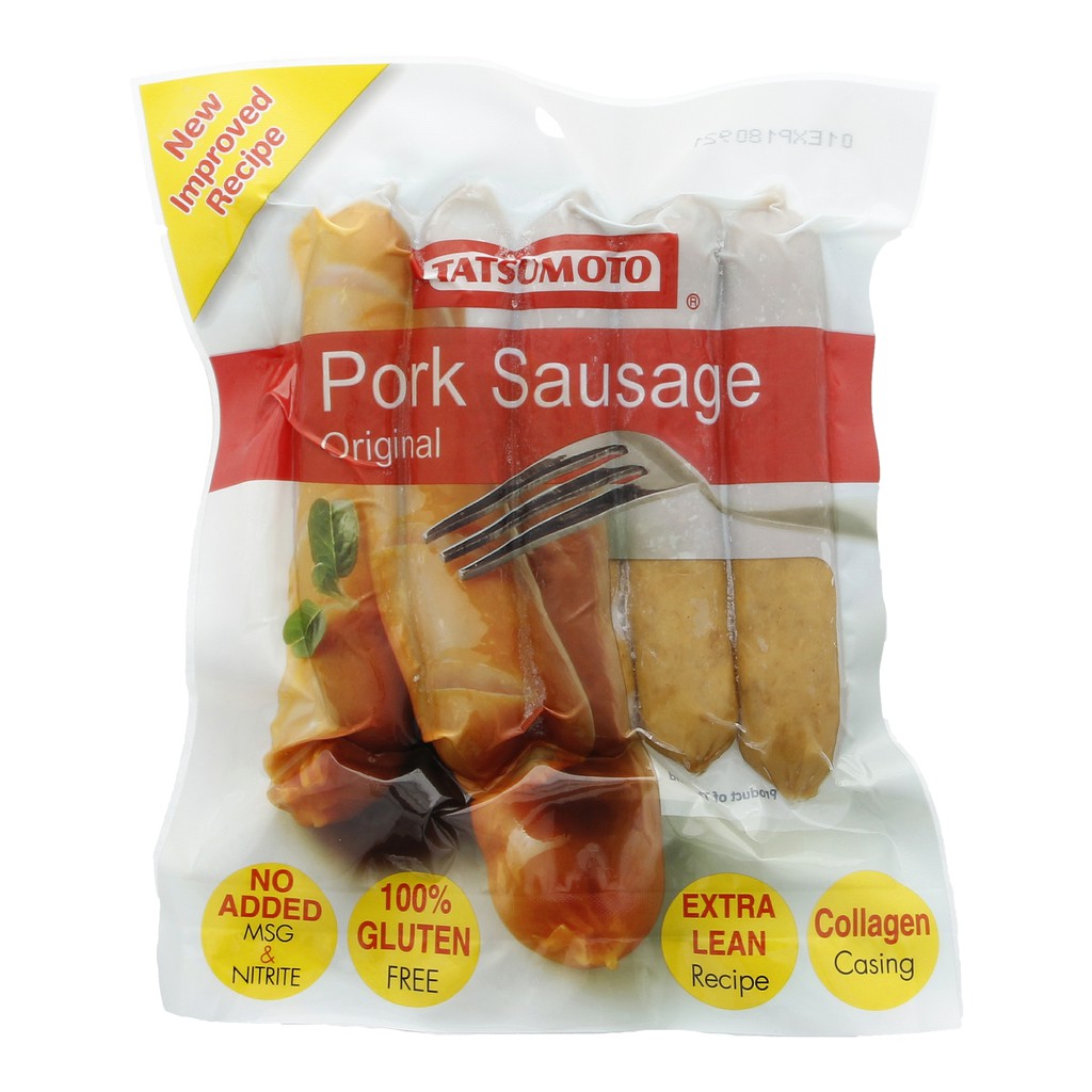 [Ready-To-Cook] Gluten Free Tatsumoto Japanese Pork Sausage (JPS ...