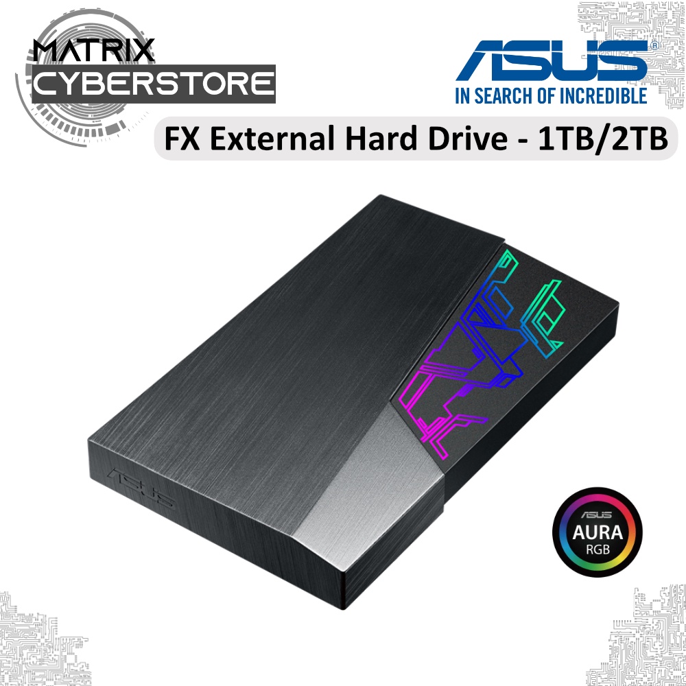 ASUS FX External Hard Drive 1TB / 2TB 2.5-inch External Hard Drive ...