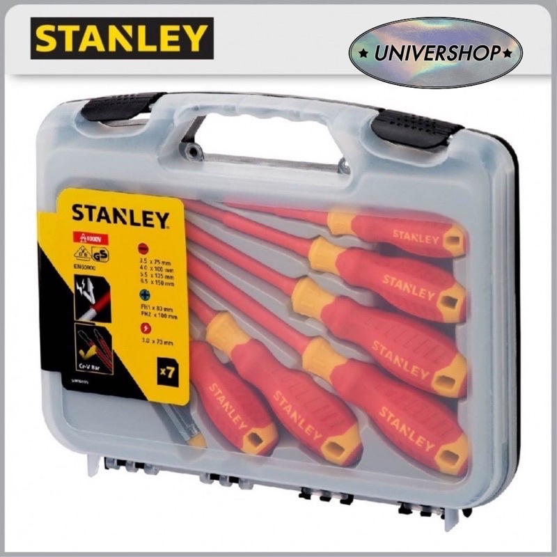 STANLEY VDE 7 PCS 1000V SCREWDRIVER SET STMT60175 | Shopee Singapore