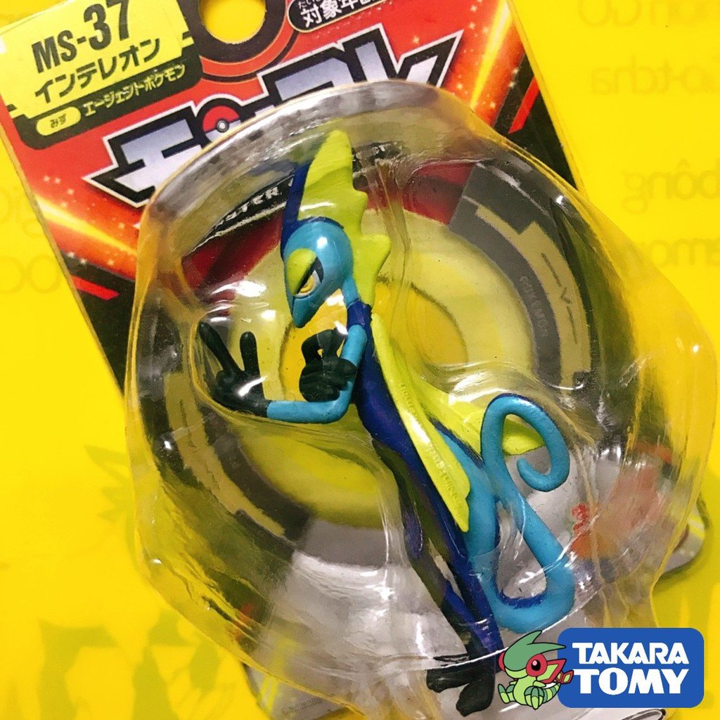 Genuine Inteleon Pokemon Model Takara TOMY Japan Standard Size ...