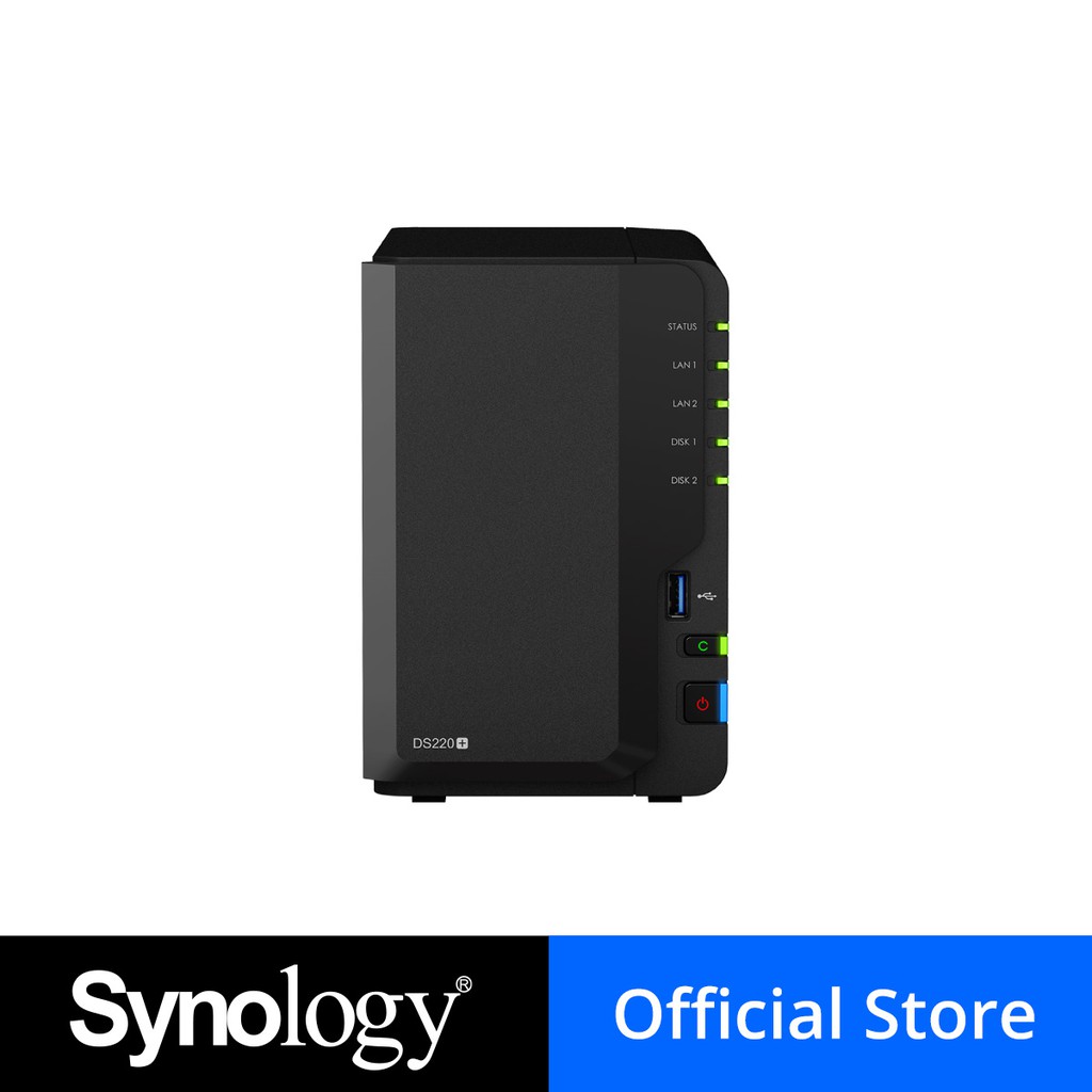 [Synology Official] SYNOLOGY DS220+ 2 Bay Diskstation NAS with 2GB ...