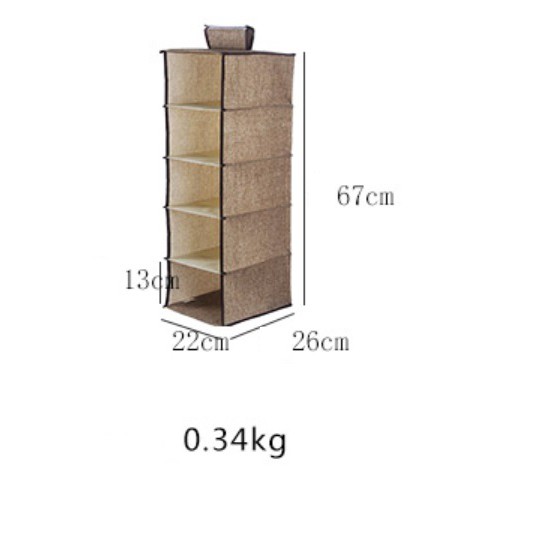 [SG Seller] Collapsible Fold-able Hangable Storage Box with 5 ...