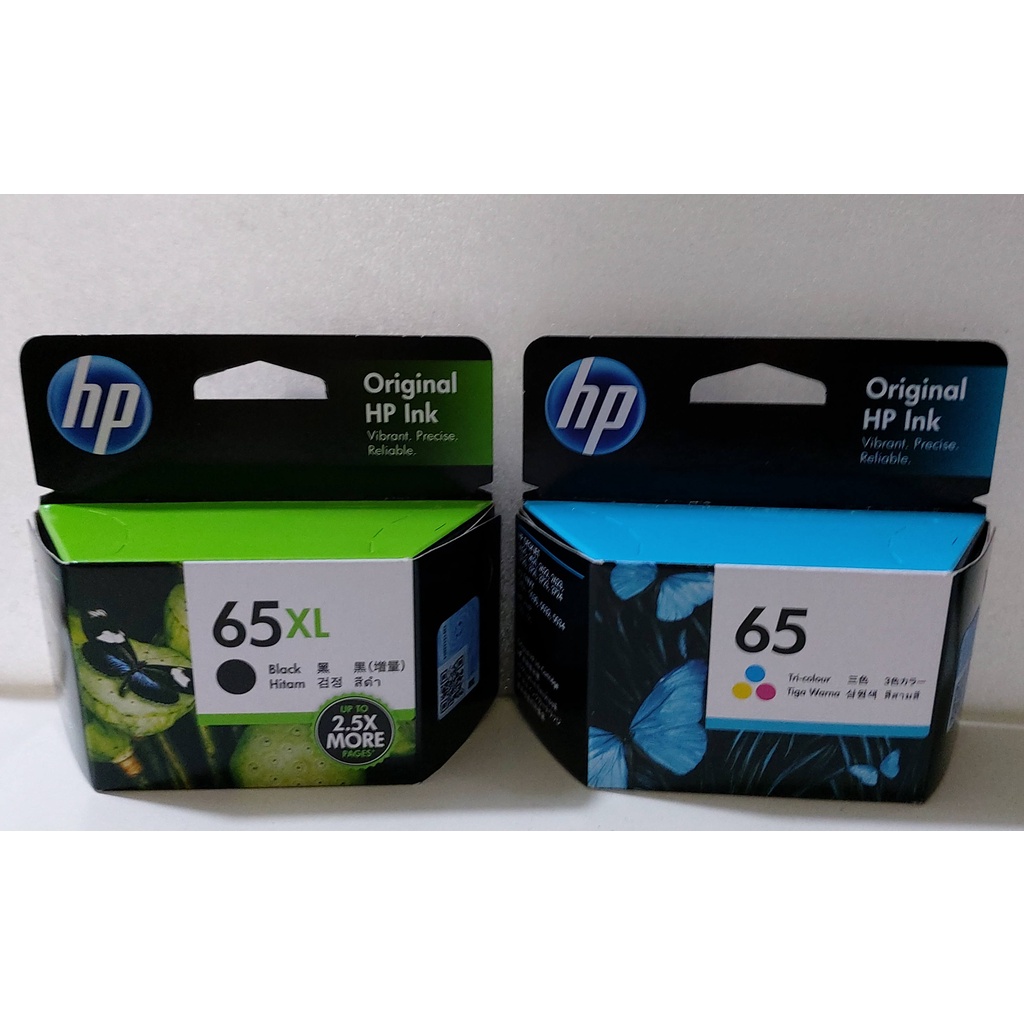 HP 65XL Black and HP 65 Color Original Genuine Ink Cartridge COMBO PACK ...