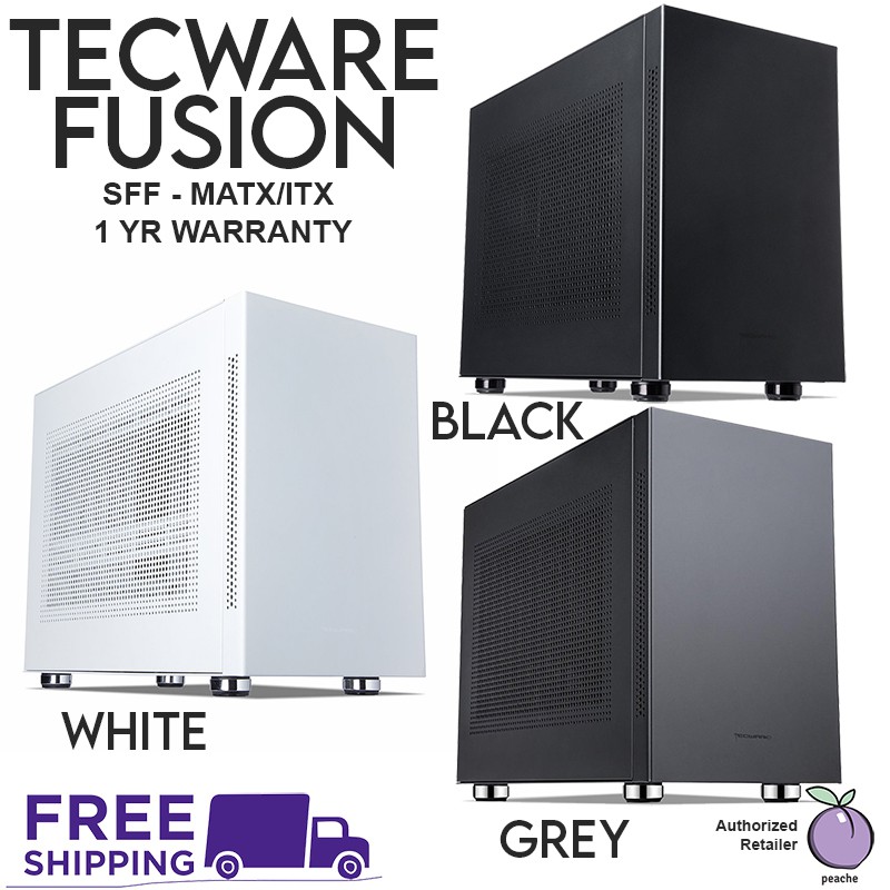 Tecware Fusion Small Form Factor Sff Matx Itx Pc Casing Case Chassis Shopee Singapore