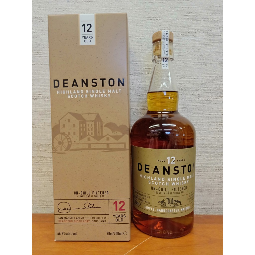 Deanston 12 Years Old Single Malt Scotch Whisky 70cl | Shopee Singapore