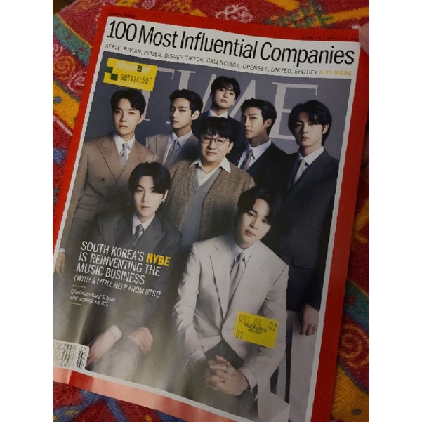 BTS Time Magazine Cover 2022 | Shopee Singapore
