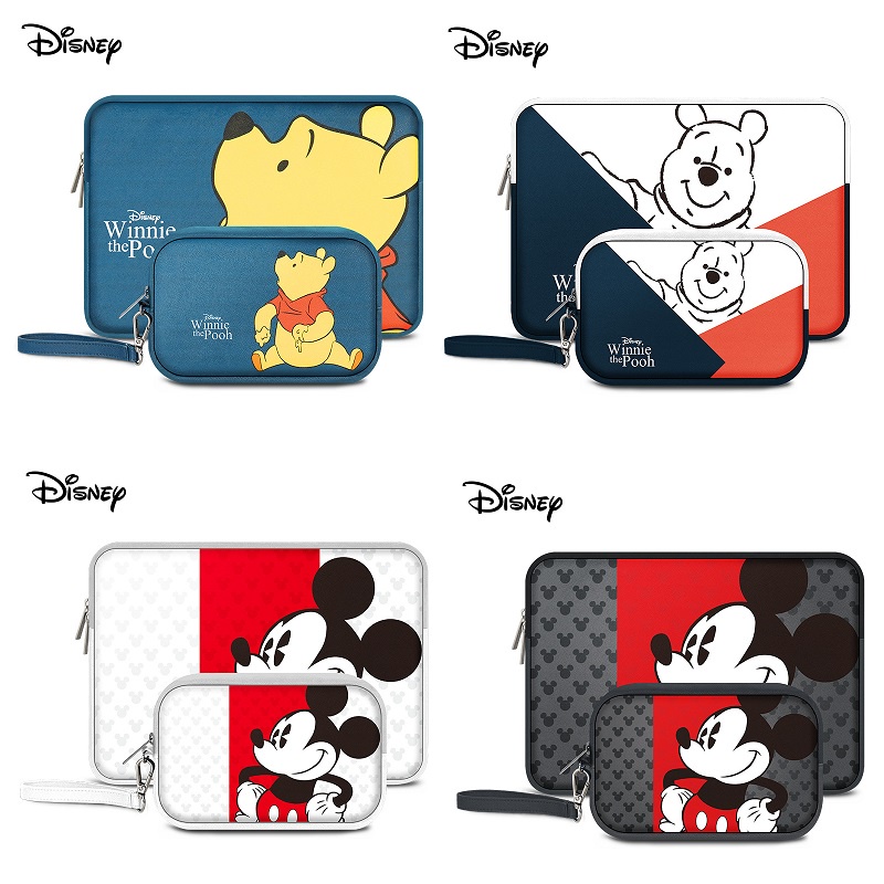 Disney Mickey Mouse Winnie the Pooh Laptop Bag Storage 13/14 Inch ...