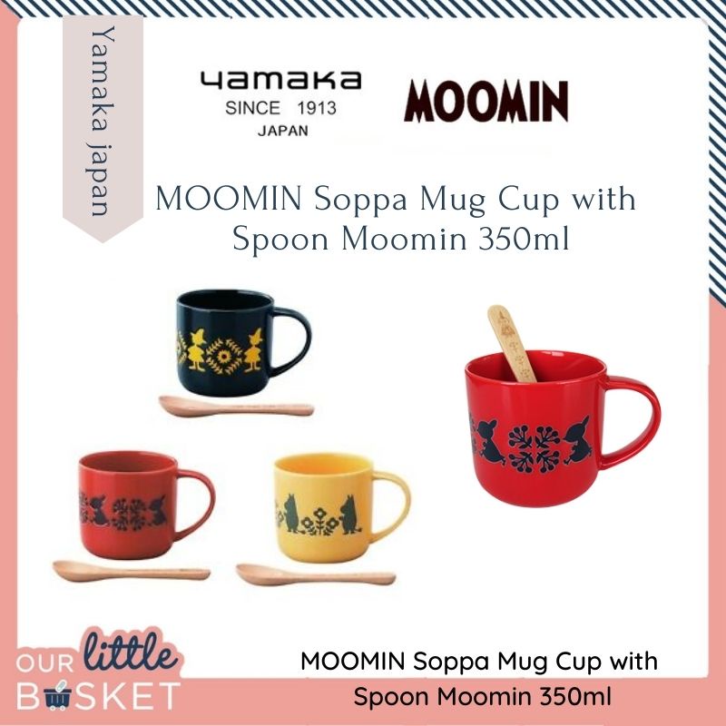 MOOMIN Soppa Mug Cup with Spoon Moomin 350ml (Japan ) | Shopee Singapore