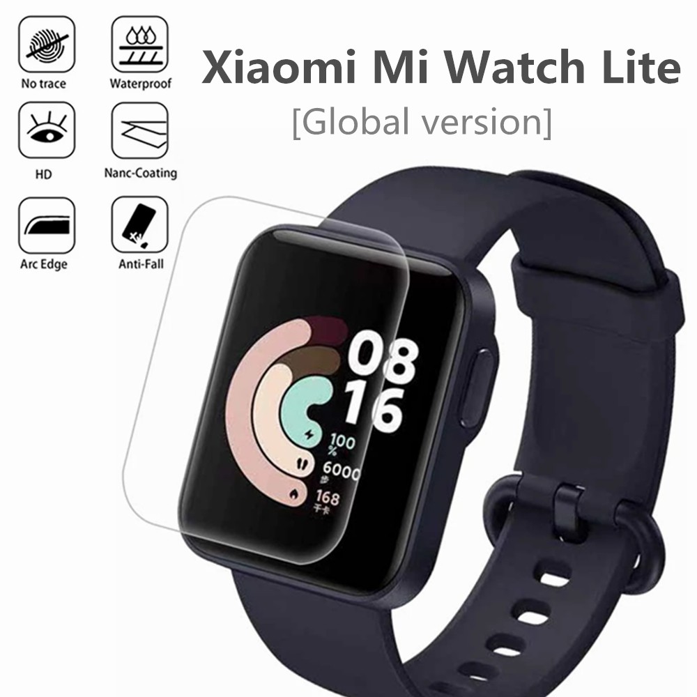 For Xiaomi Mi Watch Lite Soft TPU Clear Protective Film For Redmi Watch ...