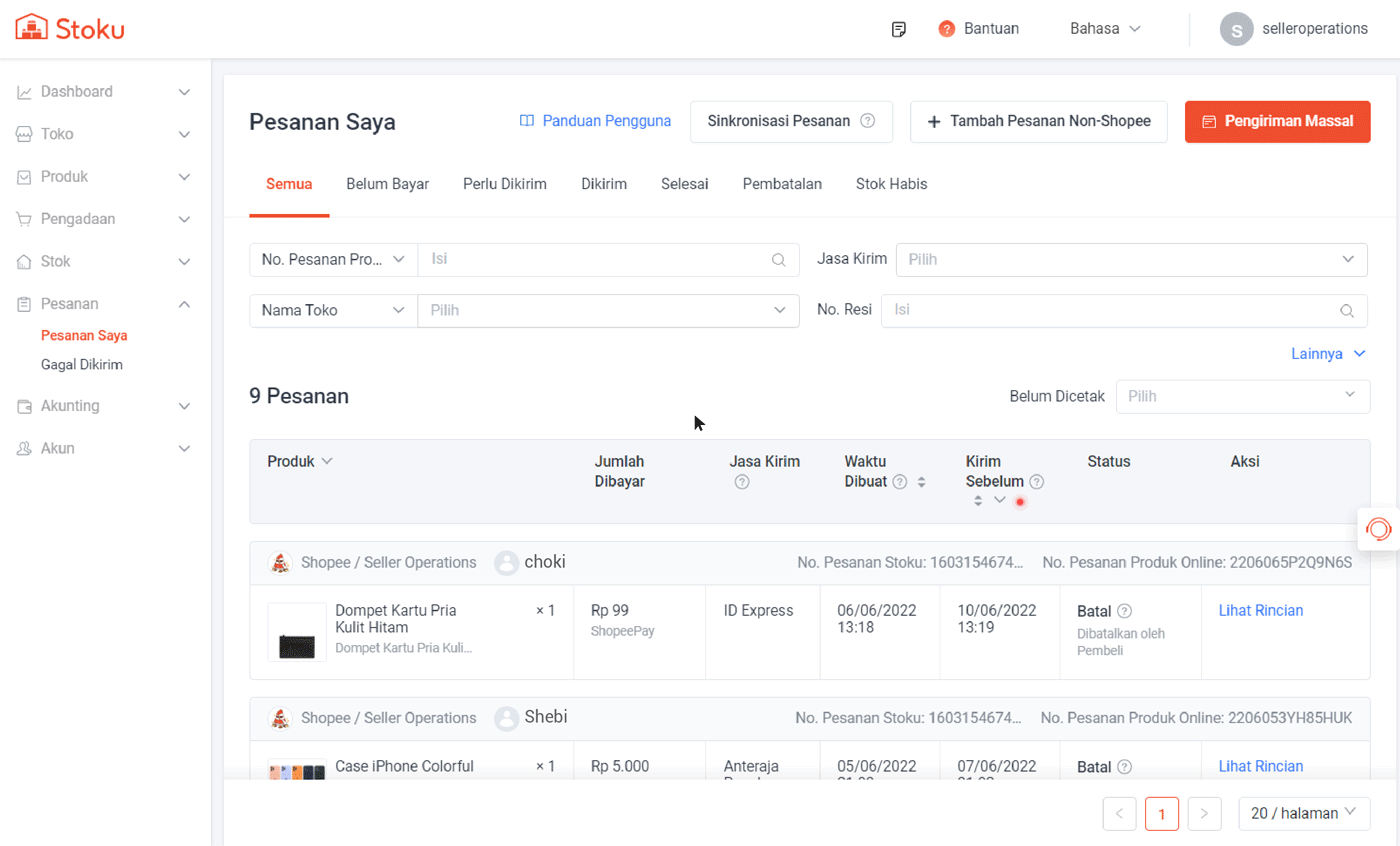 Mengelola Menu Pesanan pada Sistem Stoku | Pusat Edukasi Penjual Shopee ...