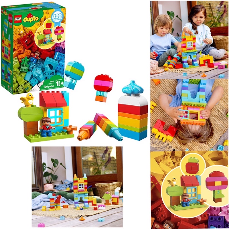 LEGO 10887 Duplo Creative Fun Building Blocks (120 pcs) | Shopee Singapore