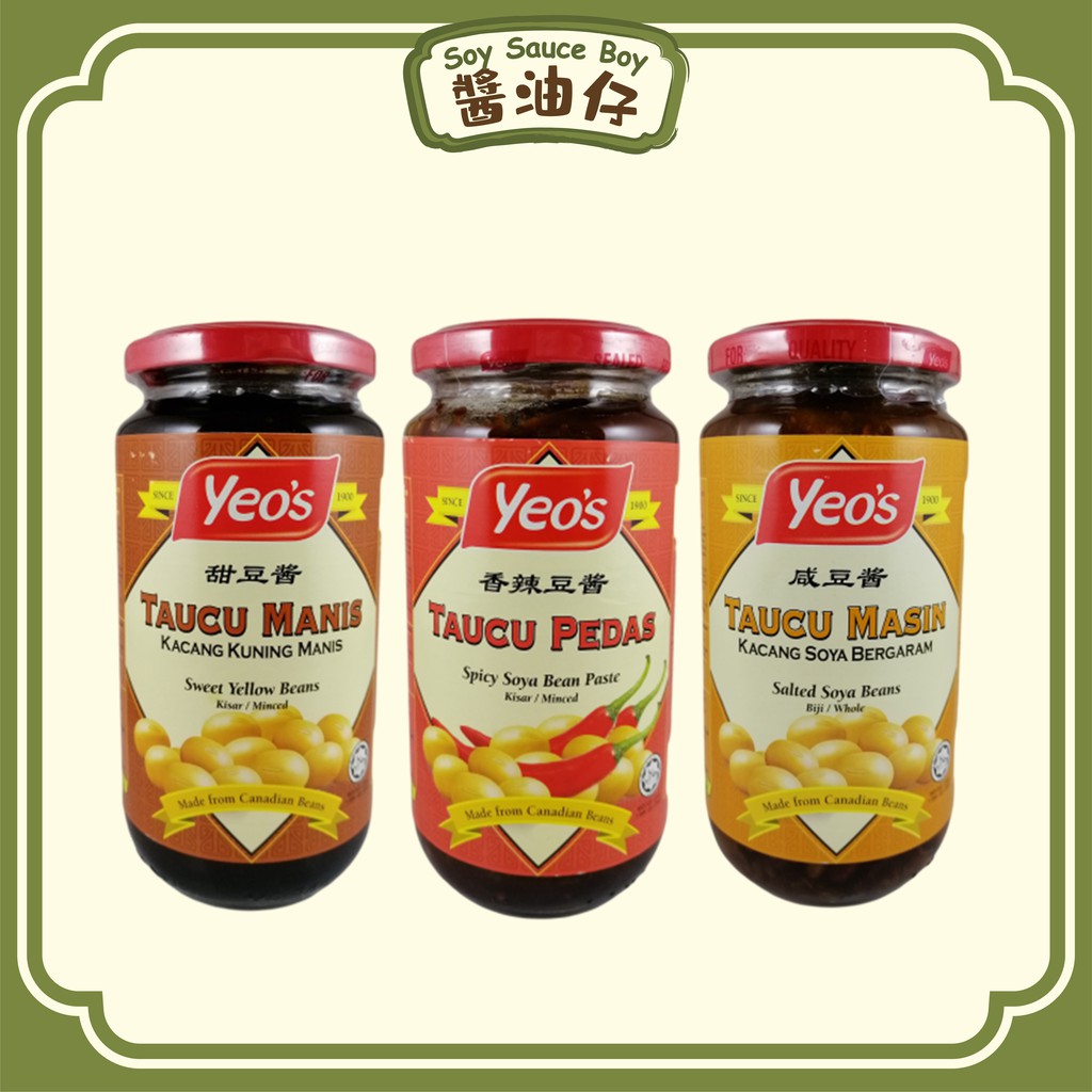 Yeo's Taucu Manis/Masin/Pedas | Yeo's Soya Bean Paste (Sweet/Salted ...