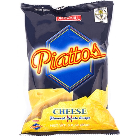 [Bundle of 3] Jack 'N Jill Piattos Cheese Flavored Potato Chips 85g ...