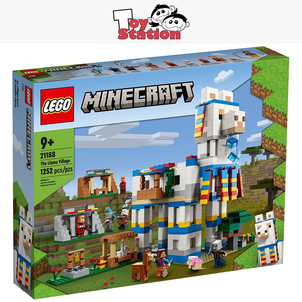 LEGO Minecraft 21188 The Llama Village | Shopee Singapore