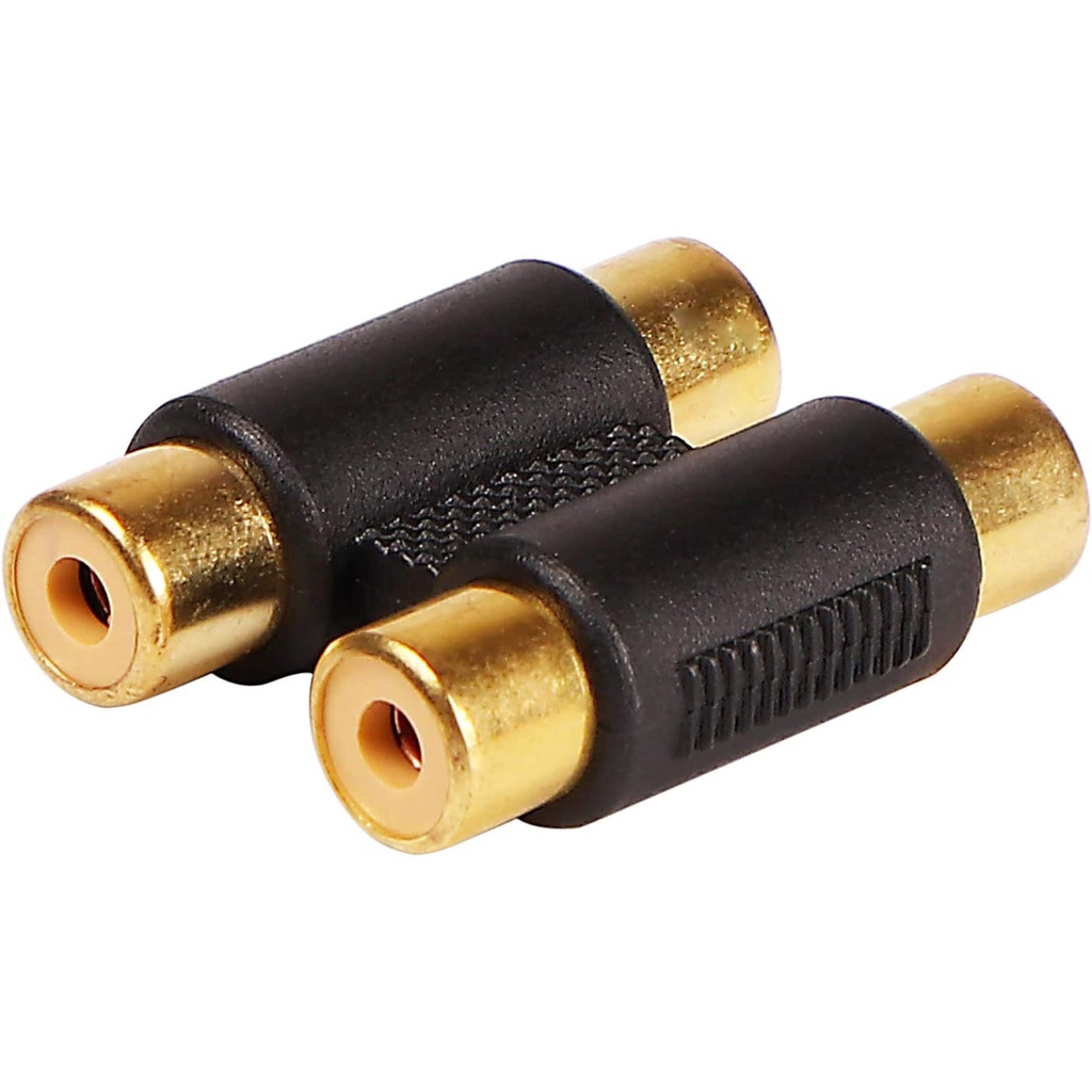 Dual RCA Female to Female Adapter Coupler Cable Extension Connector for ...