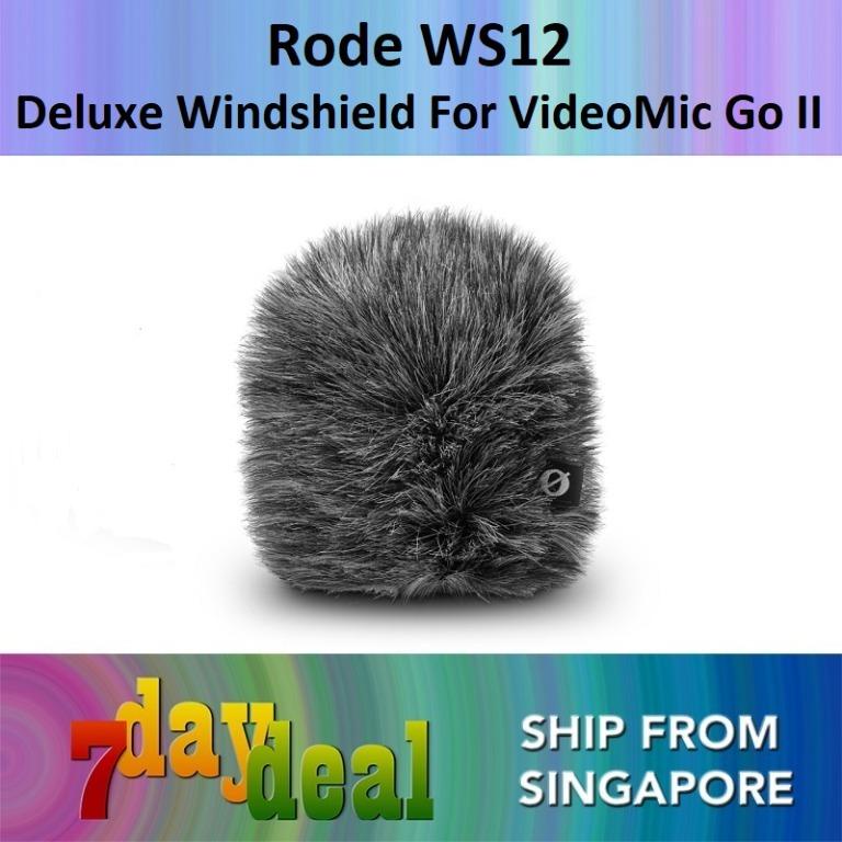 Rode WS12 Deluxe Windshield For VideoMic GO II | Shopee Singapore