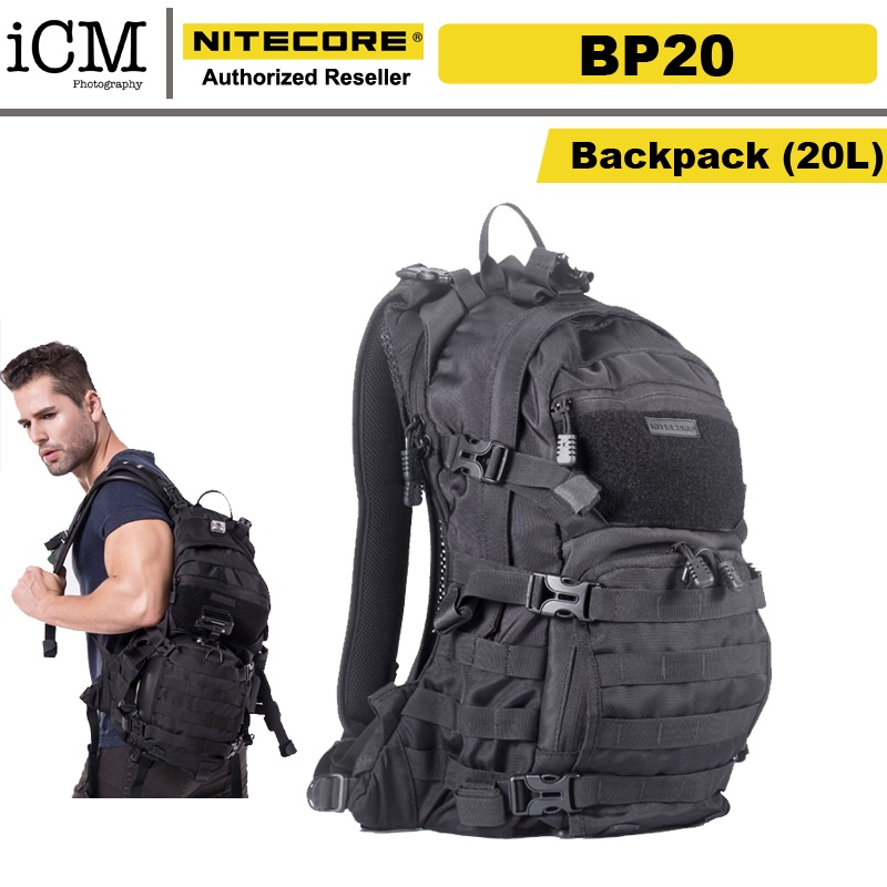Nitecore BP20 Multi-Purpose All-Weather MOLLE Compatible Backpack with ...