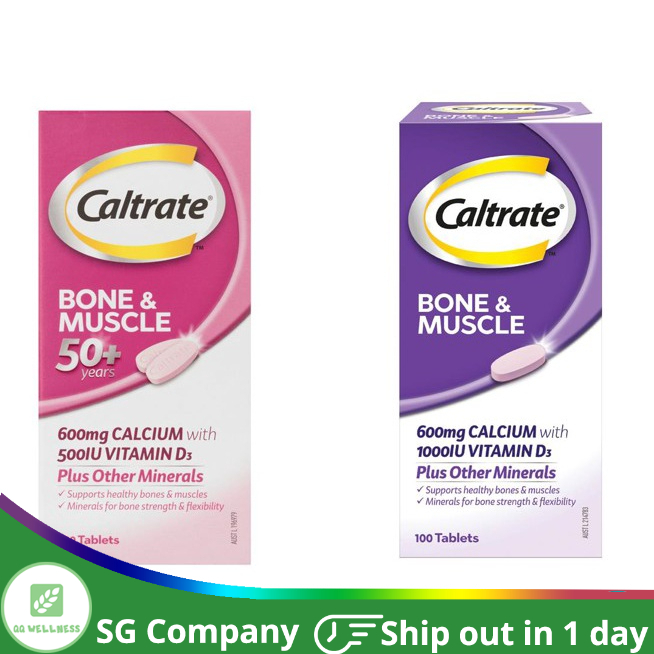 Caltrate Bone and Muscle 50+ 60/100 Tablets | Shopee Singapore