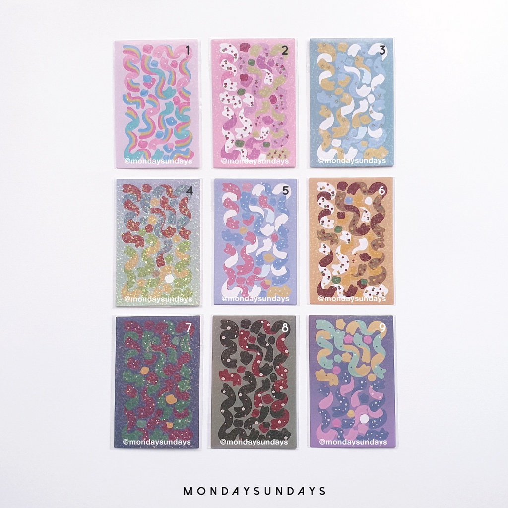 The Sticker Collection 10 - Confetti Ribbons Mini Sticker Sheet (Bujo ...