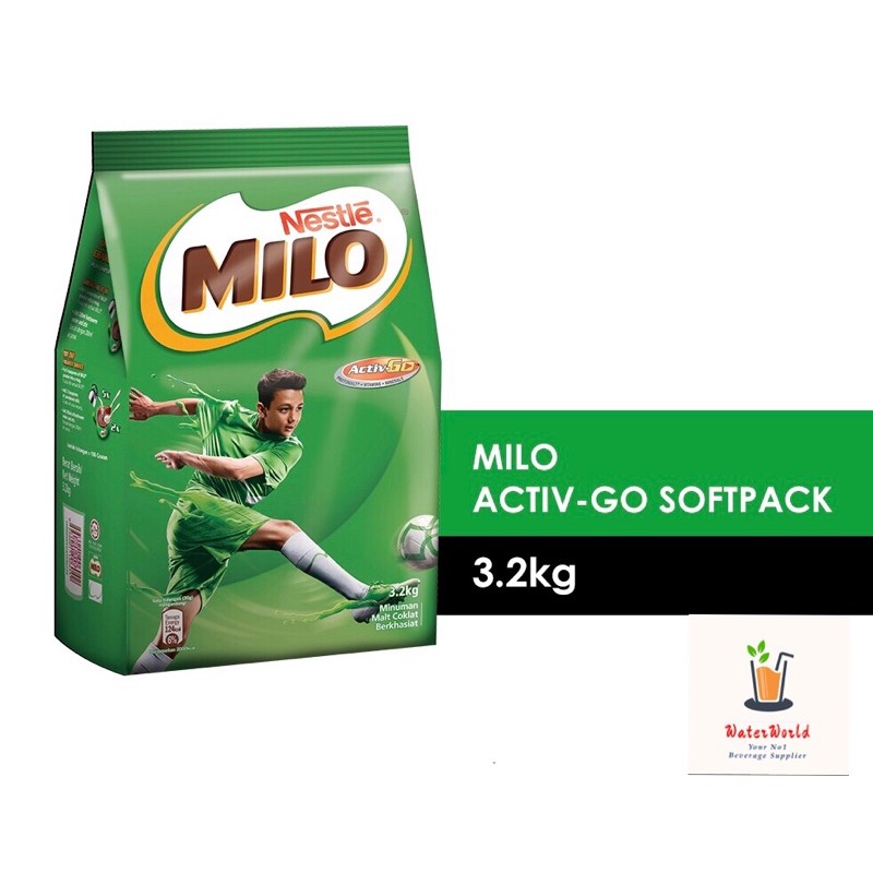 Nestle Milo Activ-Go 3.2Kg Softpack (Imported) Expiry: 31/08/23 ...
