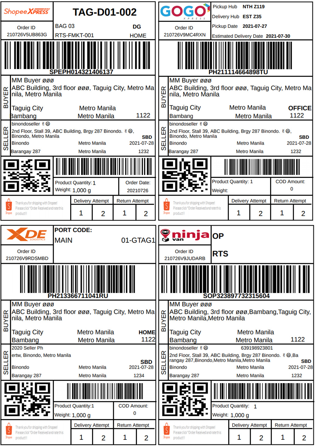 Labelling the air waybill | PH Seller Education [Shopee]
