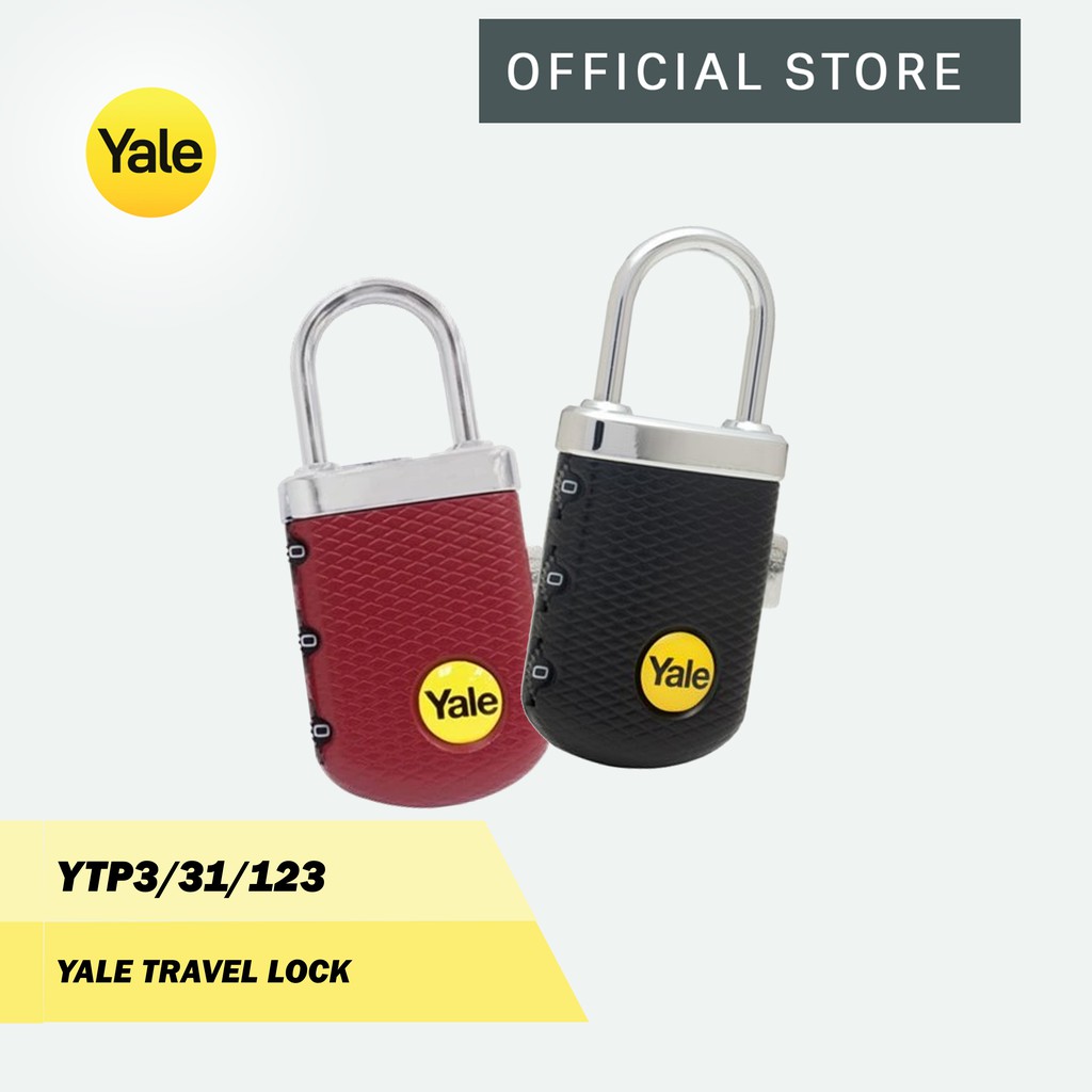 Yale YP3/31/123 Luggage Travel Lock | Shopee Singapore