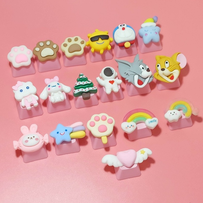 Artisan Keycap Cute Mechanical Keyboard | Shopee Singapore