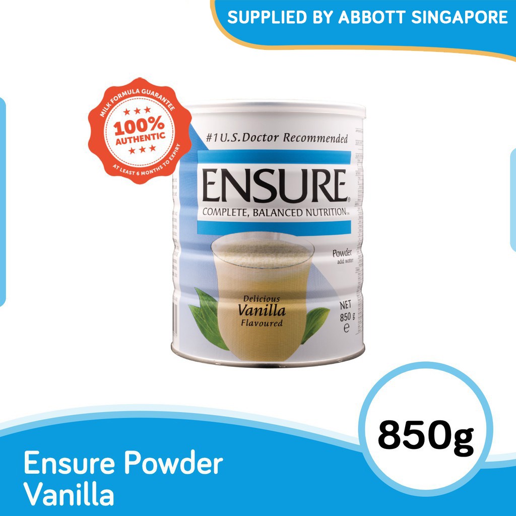 Ensure Regular Adult Nutrition Powder - Vanilla 850g | Shopee Singapore