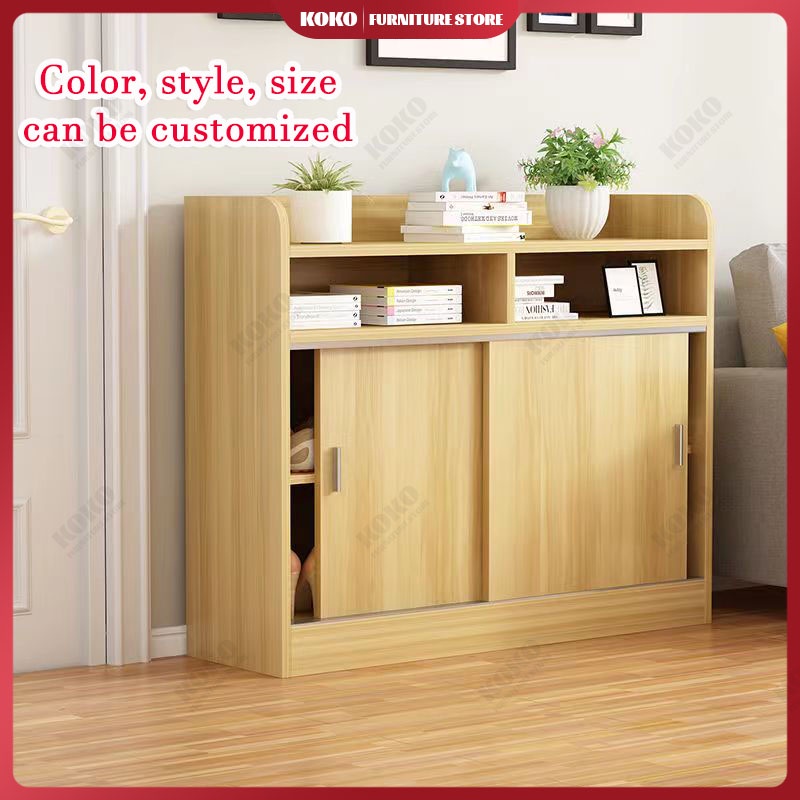 [Customized] sliding door balcony cabinet storage cabinet floor cabinet ...