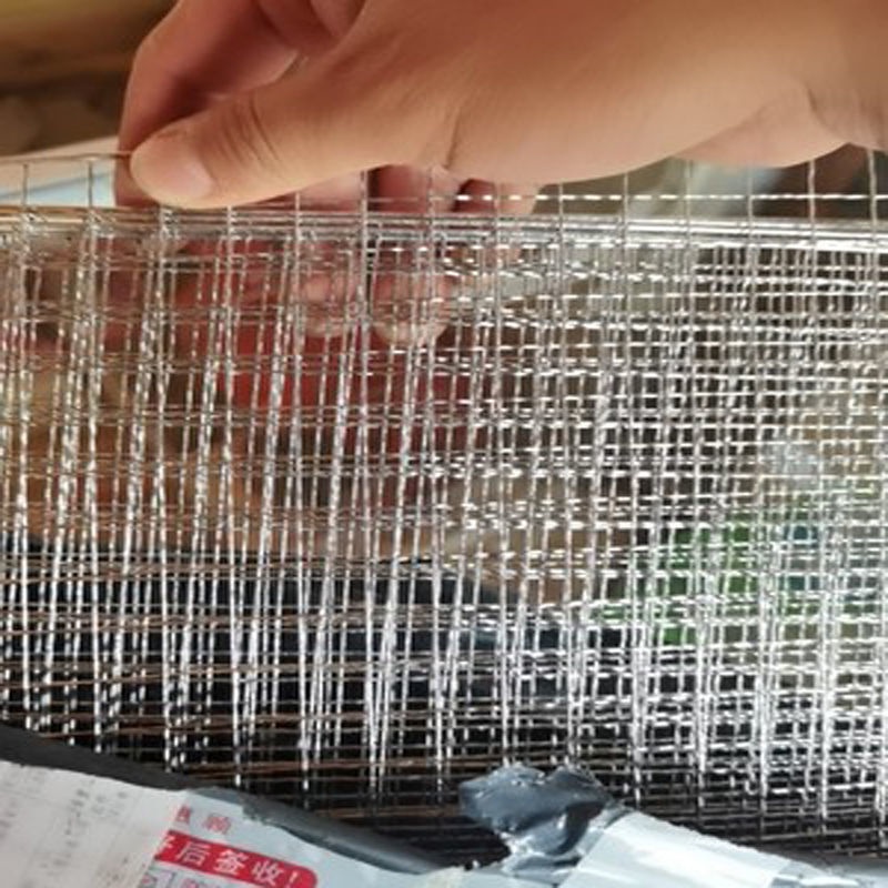 Rectangular Barbecue Wire Drying Mesh Plate Small Grid Outdoor Barbecue ...