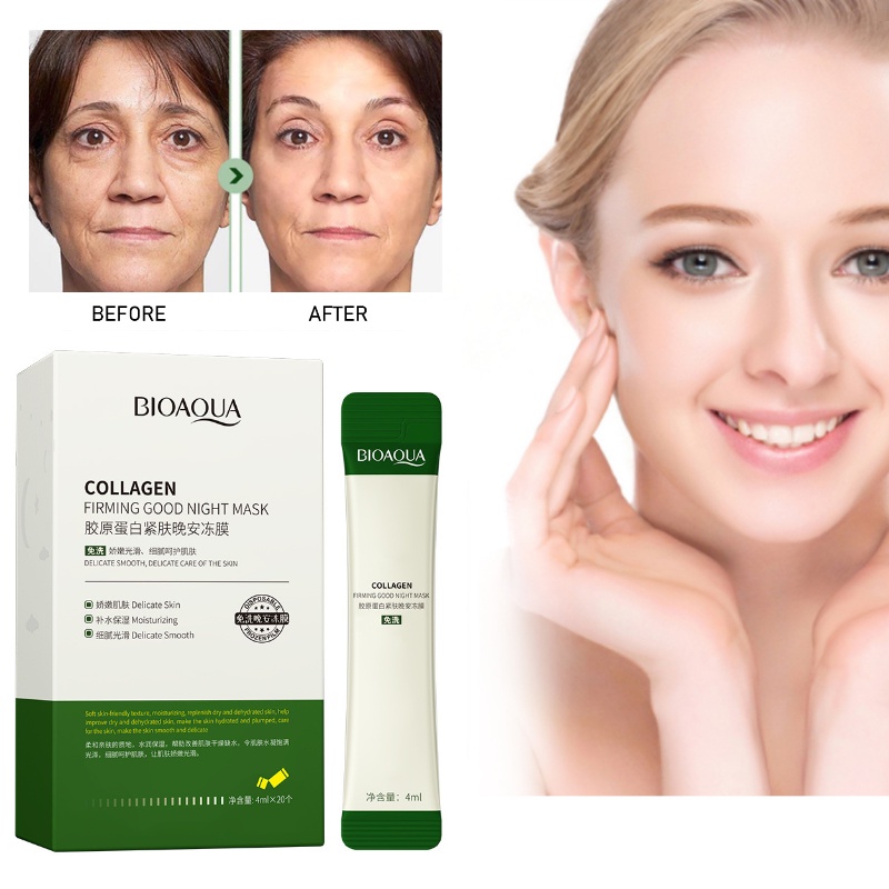 20pcs Purime Korean Collagen Firming Mask Protein Face Care ...