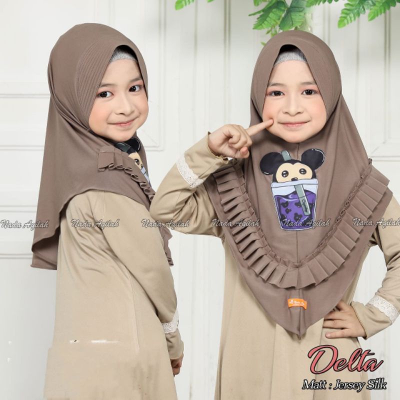 Hijab super Delta Child jersi | Shopee Singapore