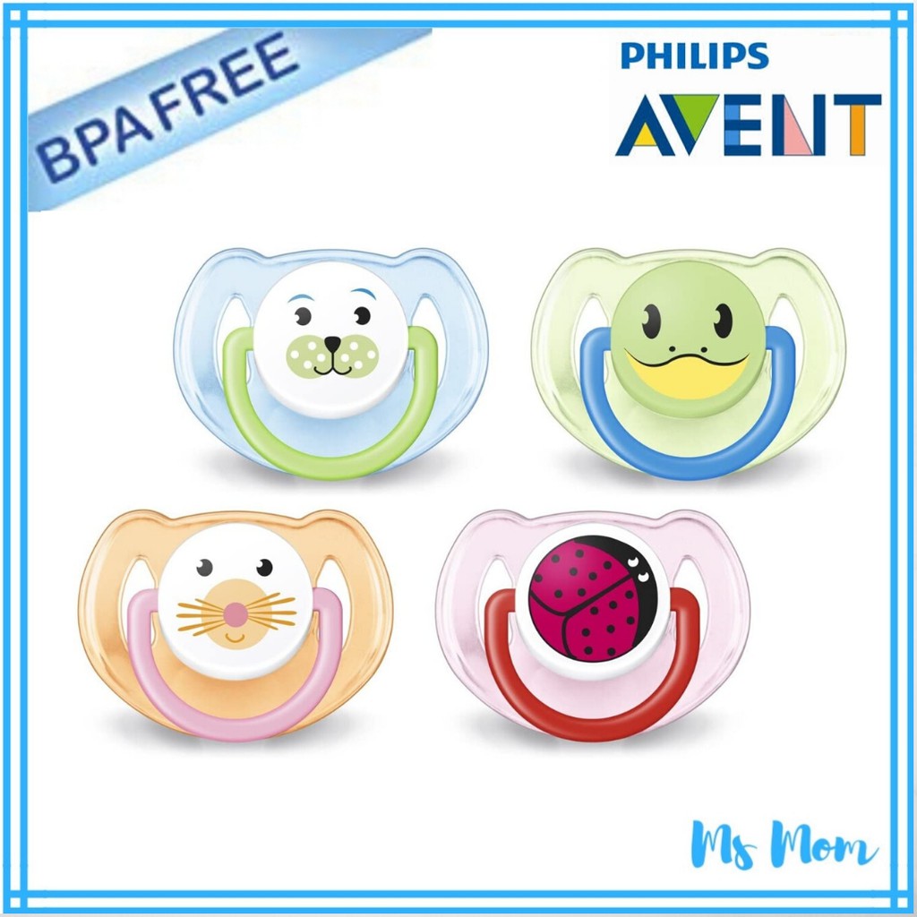 Philips Avent Classic Animals Pacifier (6-18m) | Shopee Singapore