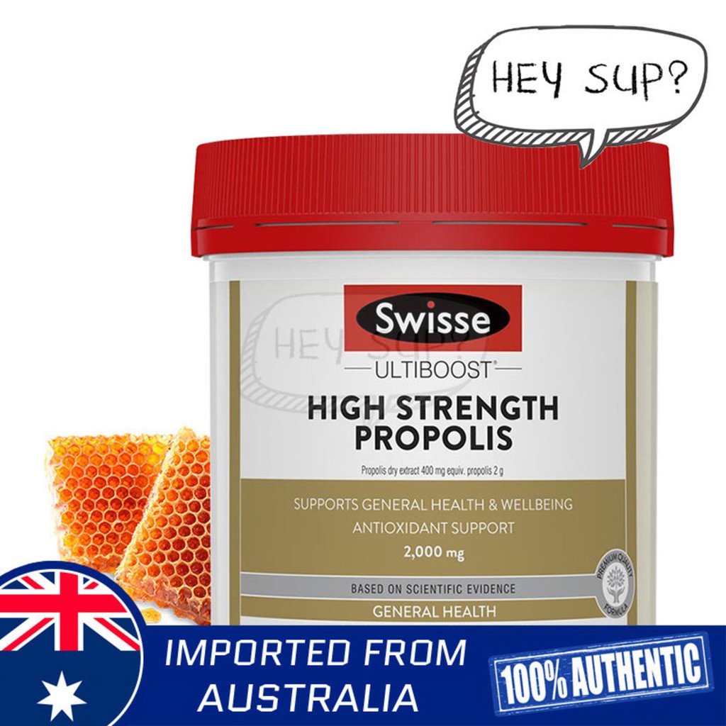 Swisse Ultiboost High Strength Propolis 2000mg 210 Tablets | Shopee ...