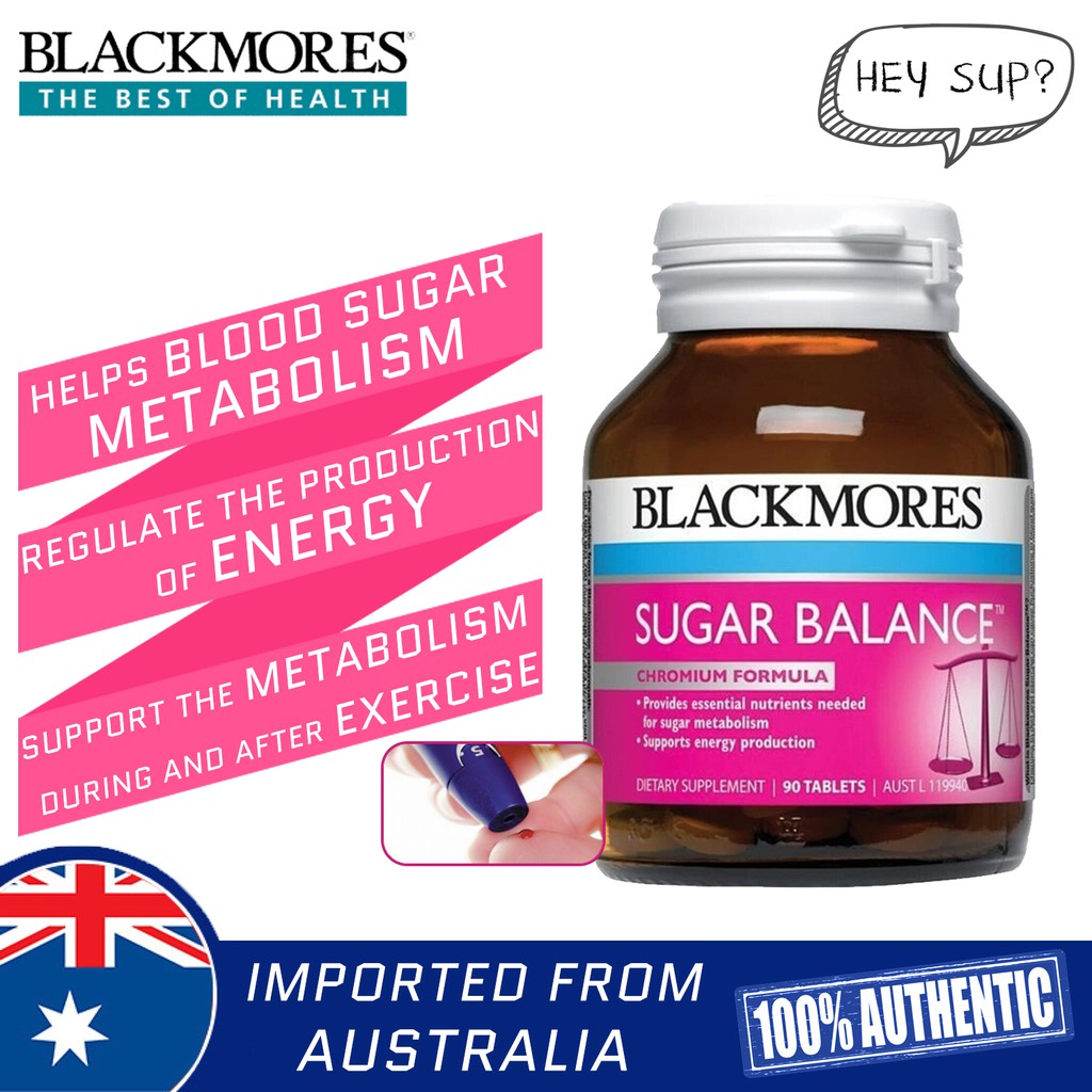 Blackmores Sugar Balance 90 Tablets | Shopee Singapore