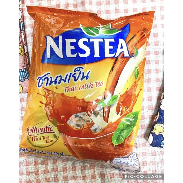 ~~ Thailand Nestle Thai Milk Tea Handbag 33g * 13 Packets 429g Boss ...